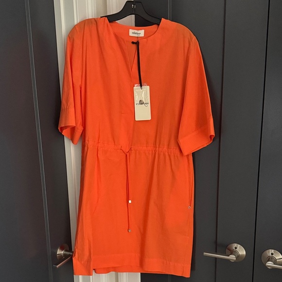 OTTO | Dresses | Otto Bright Orange Dress | Poshmark